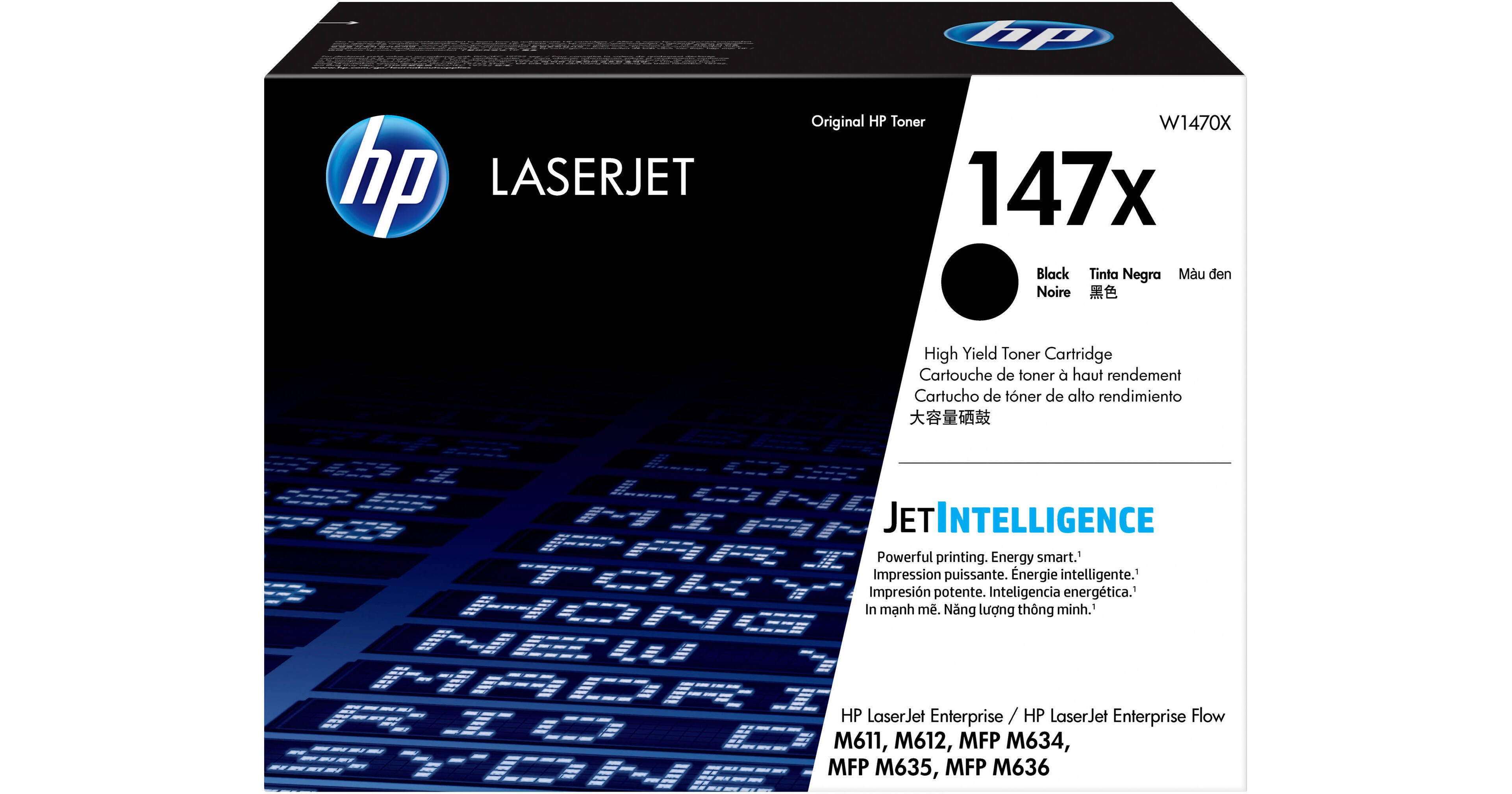 HP 147X High-Yield Black Original LaserJet Toner Cartridge