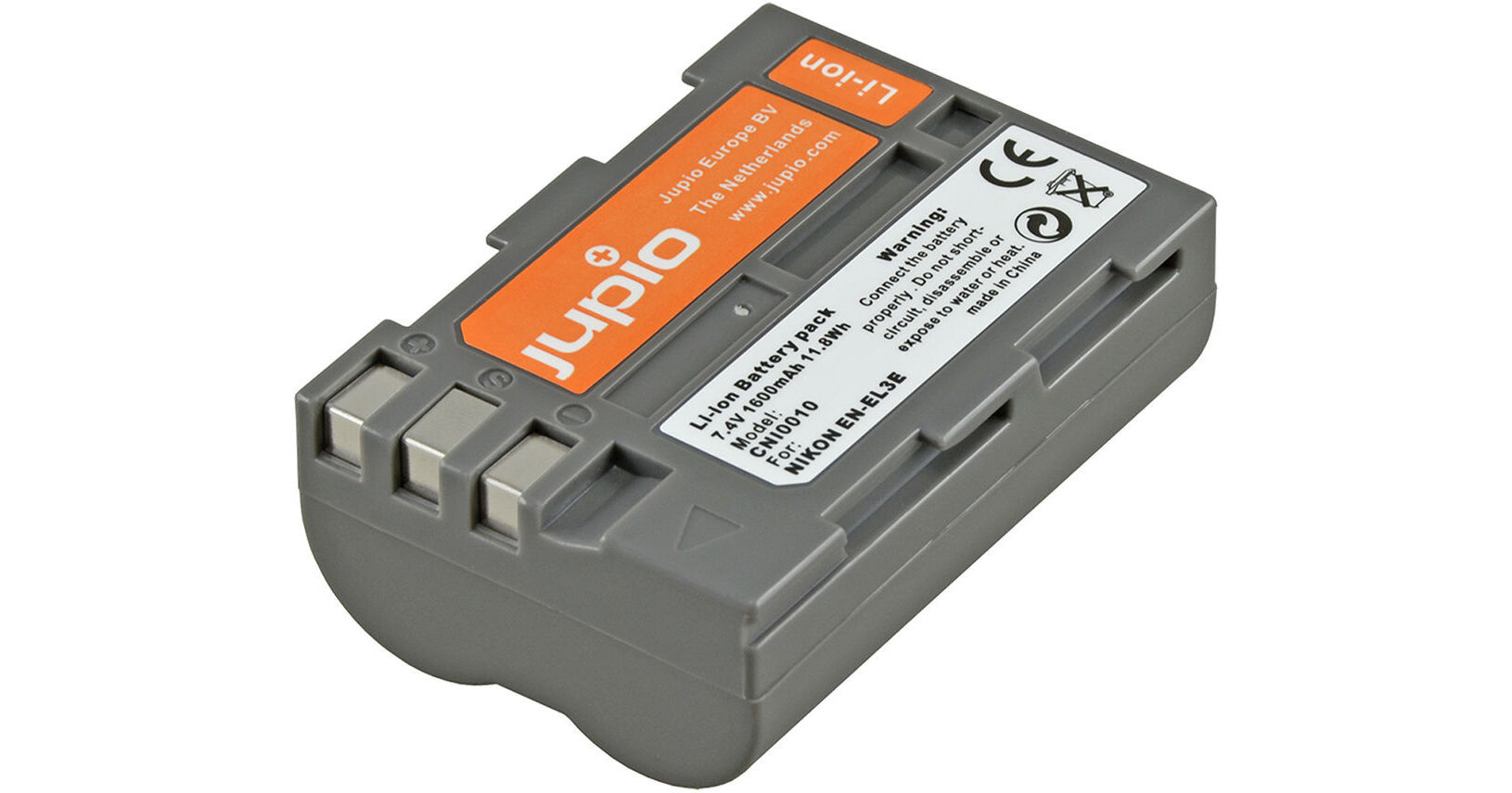 Jupio EN-EL3E Lithium-Ion Battery Pack (7.4V, 1600mAh) CNI0010