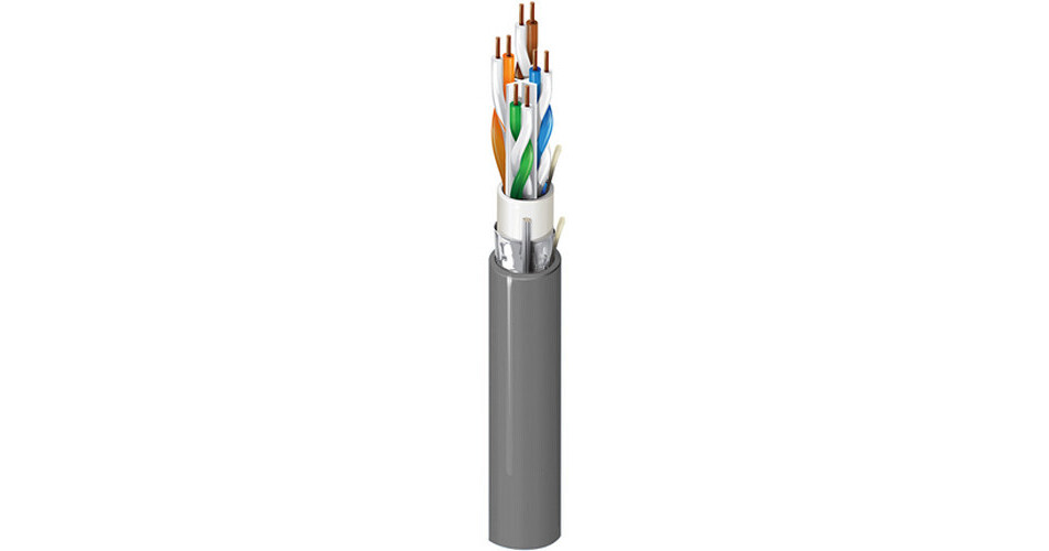 Belden Cat6A 10GX 4 Bonded Pairs, 4PR, F/UTP, CMR,