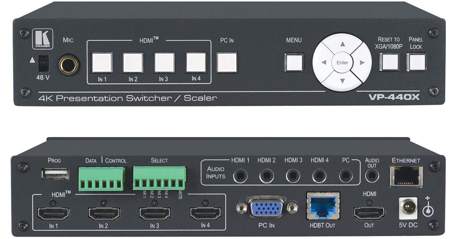 Kramer VP-440X 18G 4K Presentation Switcher/Scaler VP-440X B&H