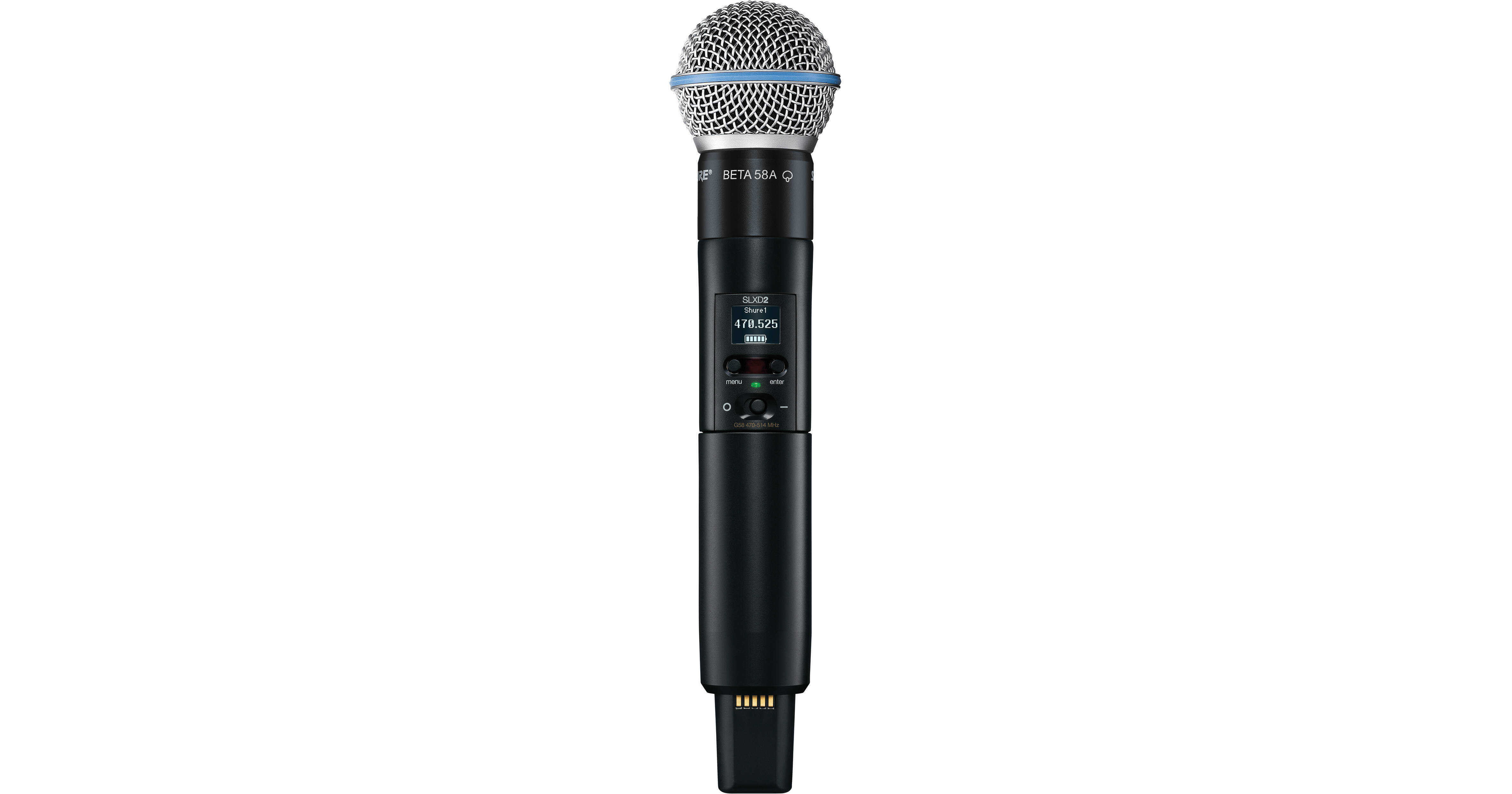Shure SLXD2/B58 Digital Wireless Handheld SLXD2/B58-H55 B&H