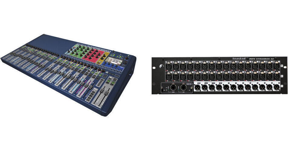 Soundcraft Si Expression 3 Digital Mixer Kit with Stage Box B&H