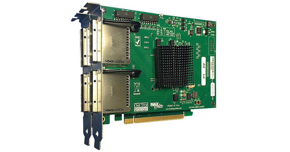 ONE STOP SYSTEMS PCIe X8 Gen 3 Cable OSS-PCIE-HIB38-X8-QUAD B&H