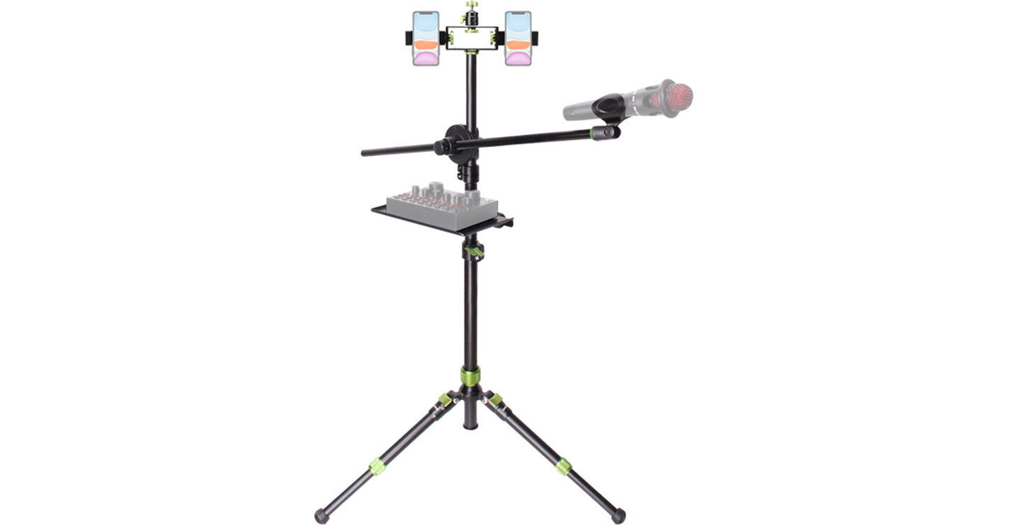 LanParte Livestream Stand with Dual Smartphone Mounts SK1-2 B&H