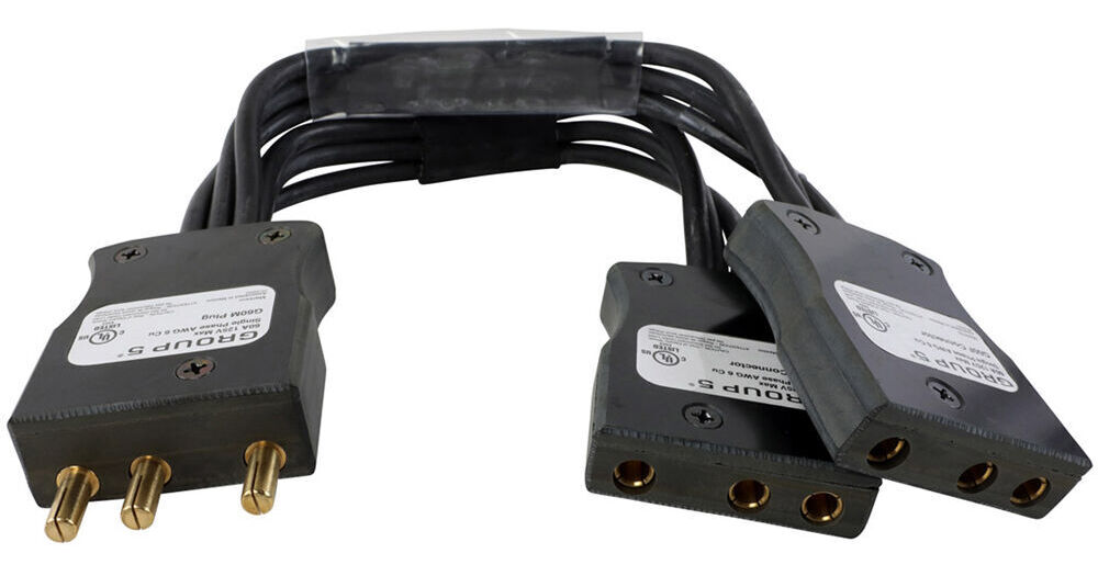 Lex Products Splitter 100A Stage Pin Plug to 2 100A SP100-100