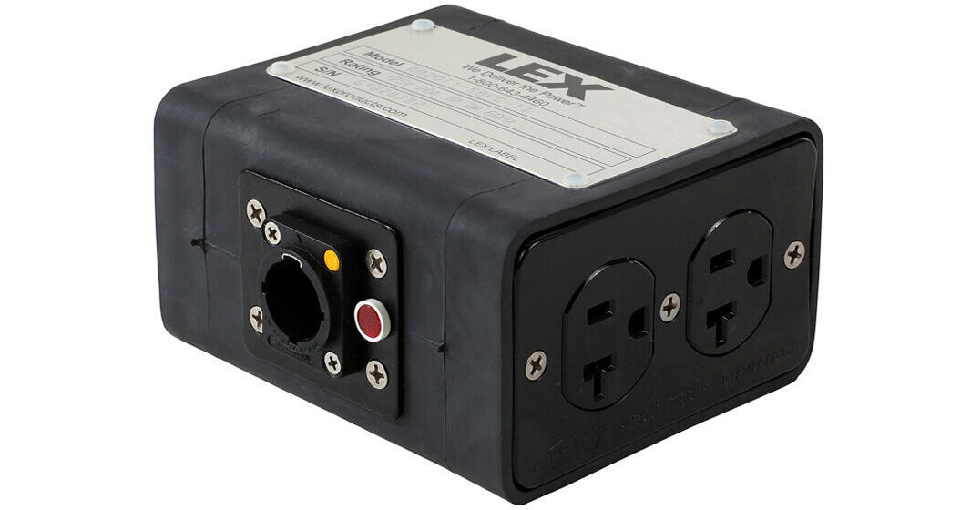 Lex Products 20A Quad Box PowerCON TRUE1 to Duplex