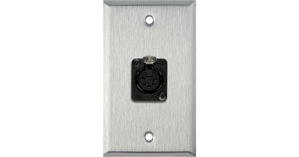 My Custom Shop 5-Pin XLR Female DMX Wall Plate WPL-1178 B&H