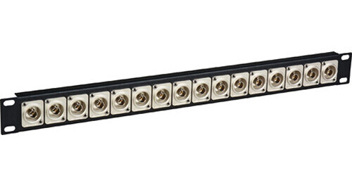 TecNec 4K 12G-SDI Feed-Thru Recessed BNC Patch Panel 16XBNCR-CAN