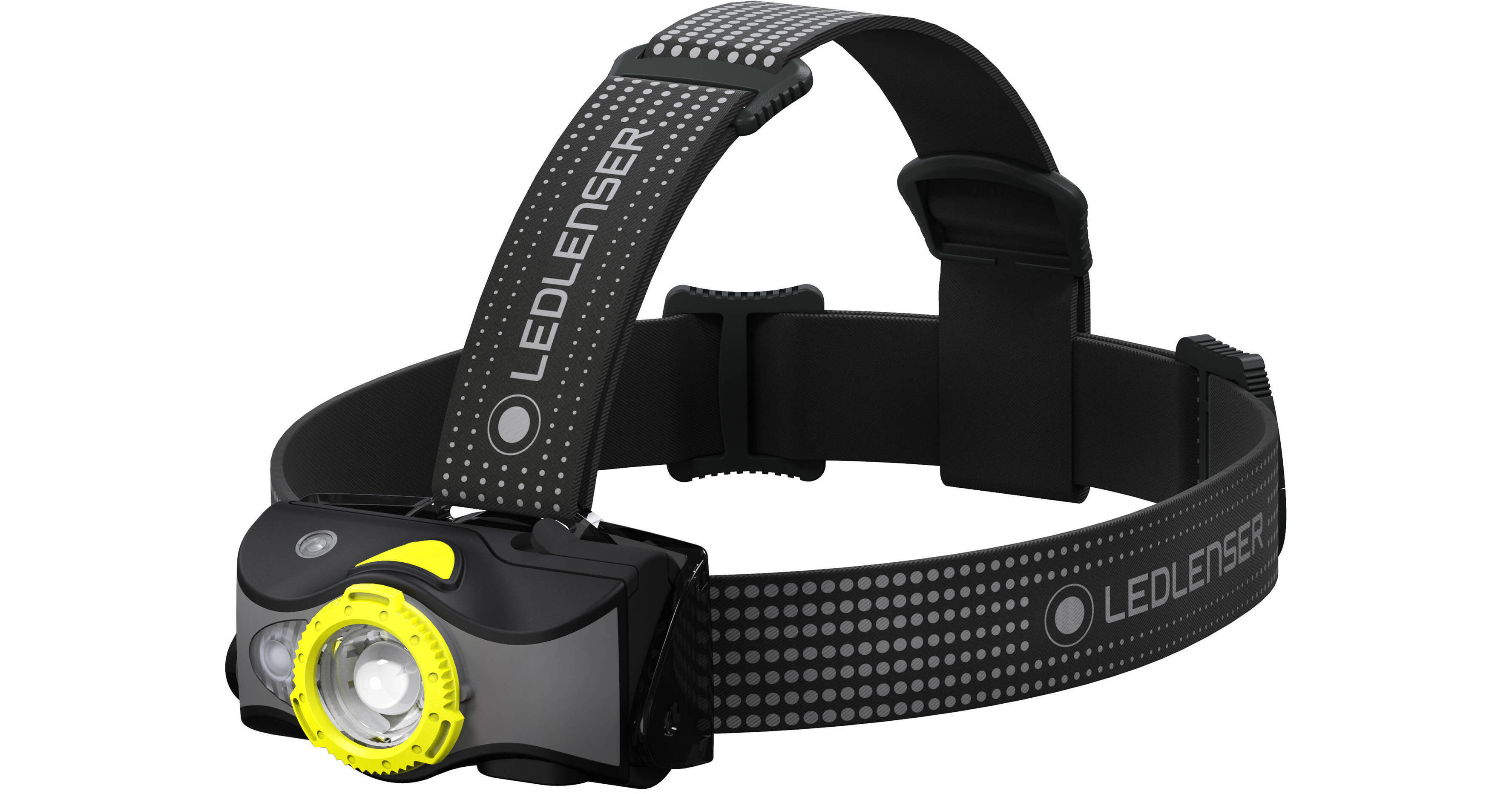LEDLENSER MH7 Rechargeable Headlamp (Black/Yellow) 880539 B&H
