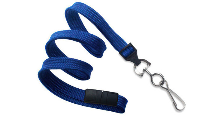 IDP 3/8" Round Breakaway Lanyard with Nickel-Plated Steel 900640