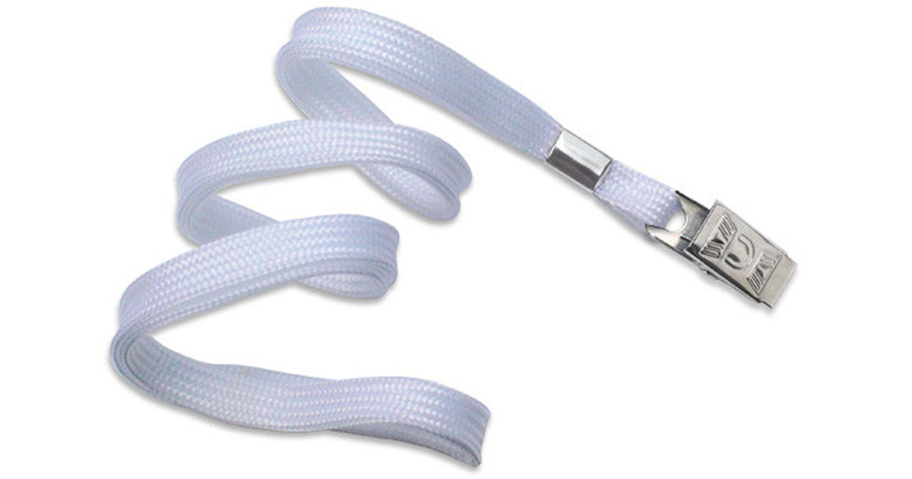 IDP 3/8" Round Non-Breakaway Lanyard with Nickel-Plated 900645