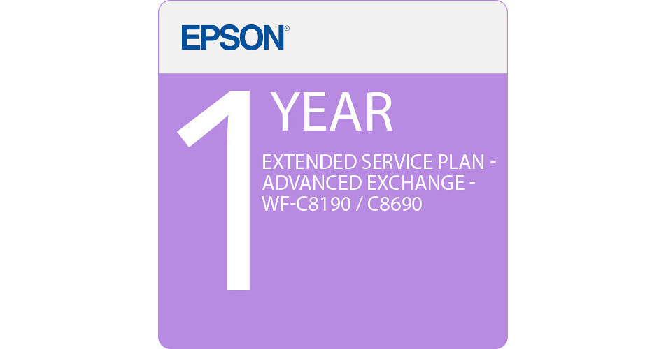 Epson 1-Year Extended Service Plan for WF-C8190 / EPPDSKF1A B&H