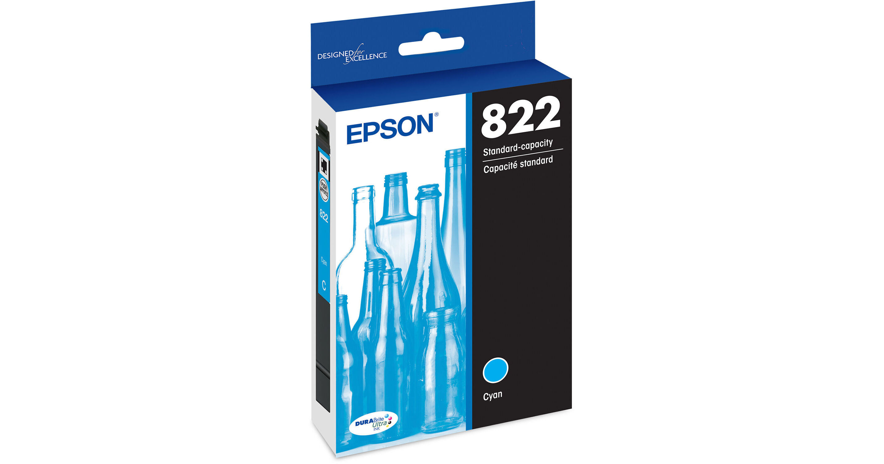 Epson T822 Cyan Standard Capacity Ink Cartridge T822220-S B&H