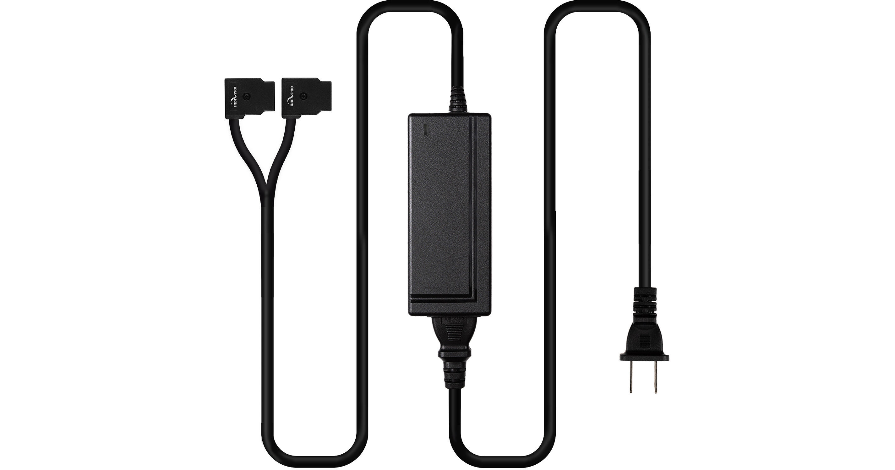 IndiPRO Tools 12V/6A AC Wall Plug to 2 x D-Tap Female ACDFDT1