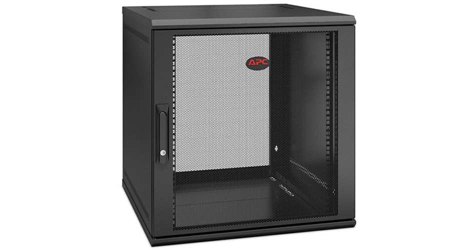 APC NetShelter WX 12U Single-Hinged Wall-Mount Enclosure