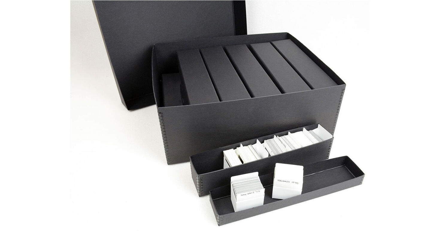 Archival Methods 35mm Slide Storage Kits - Holds 2400 07-2400-BK