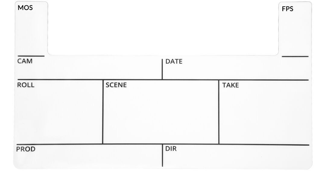Ambient Recording Slate Board Sticker for Lockit Slate LS-SFSDG