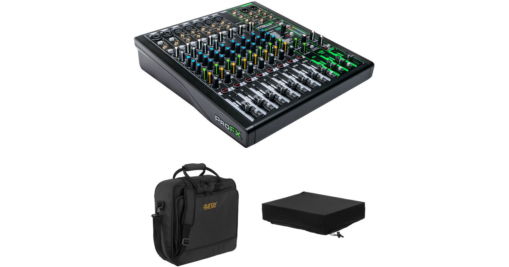 Mackie ProFX12v3 12-Channel Mixer Kit with Bag and Dust Cover