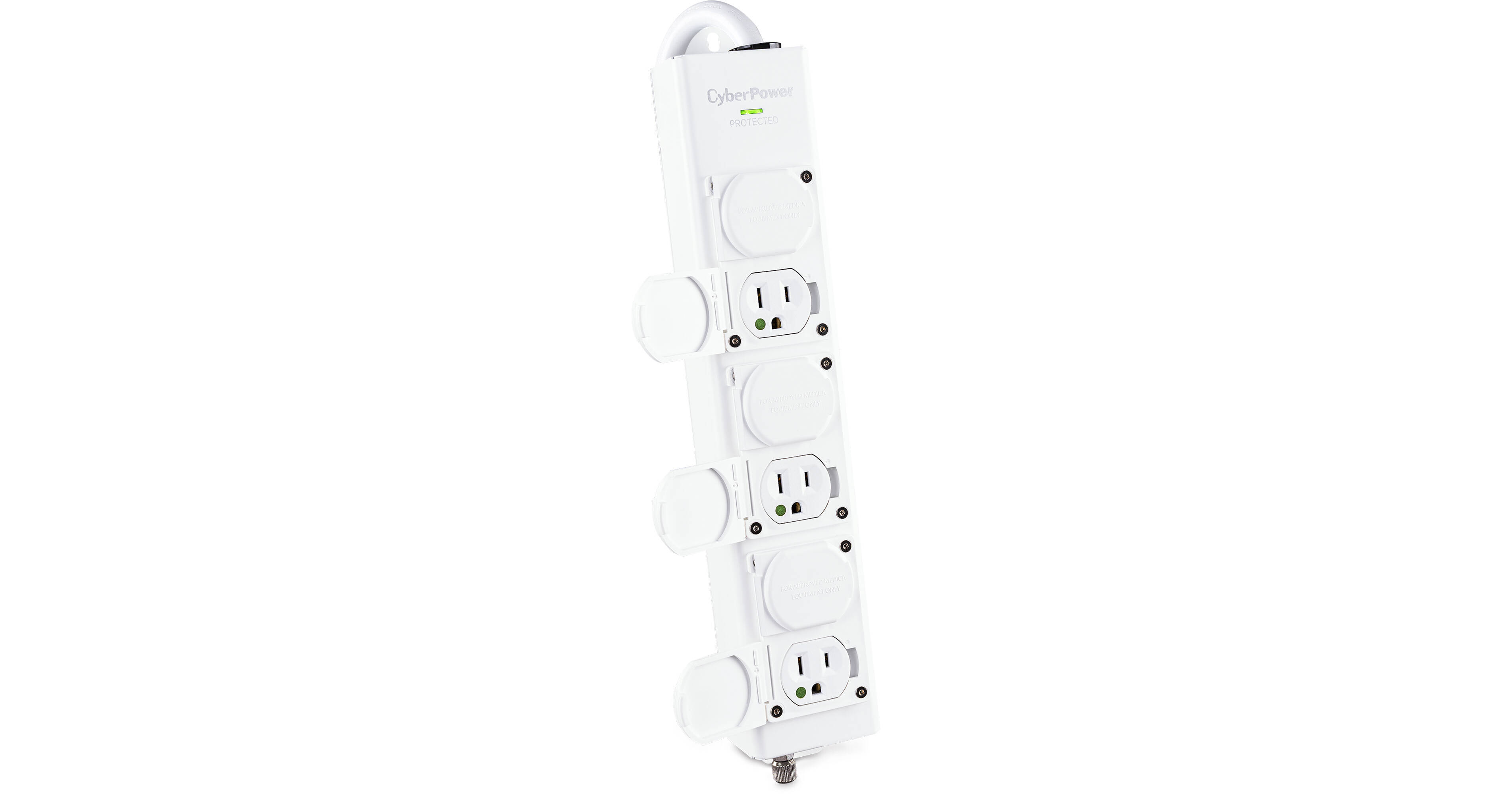 CyberPower 6-Outlet Medical-Grade Surge Protector (White)
