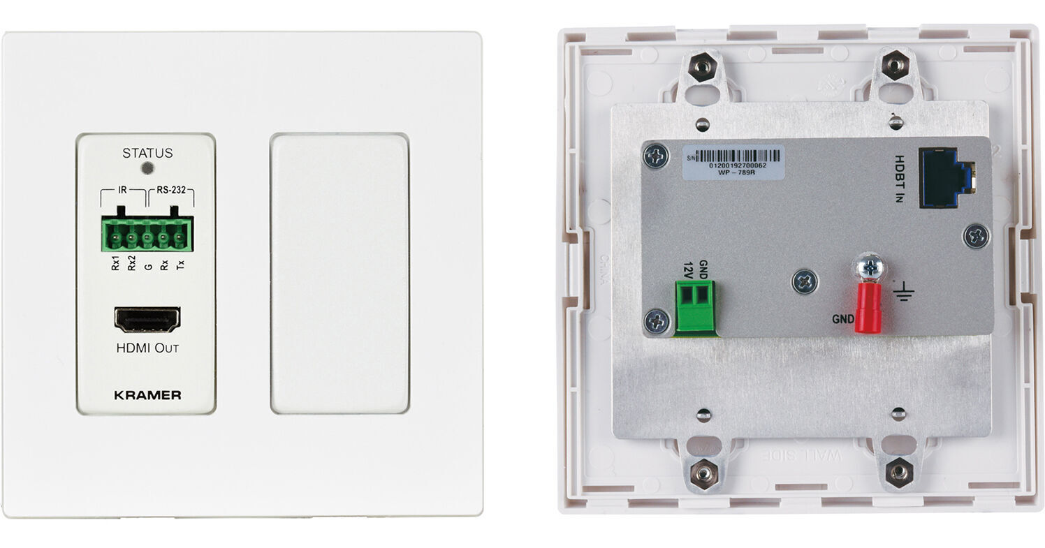 Kramer WP-789R US-Size Black Panel Set WP-789R/US-PANEL-SET-D(B)