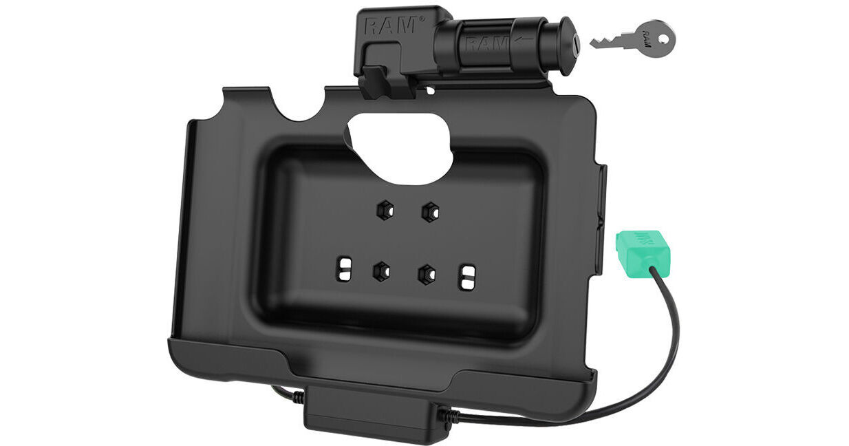 RAM MOUNTS EZ-Roll'r C-Lock Dual USB Cradle RAM-HOL-SAM58PD2CLU