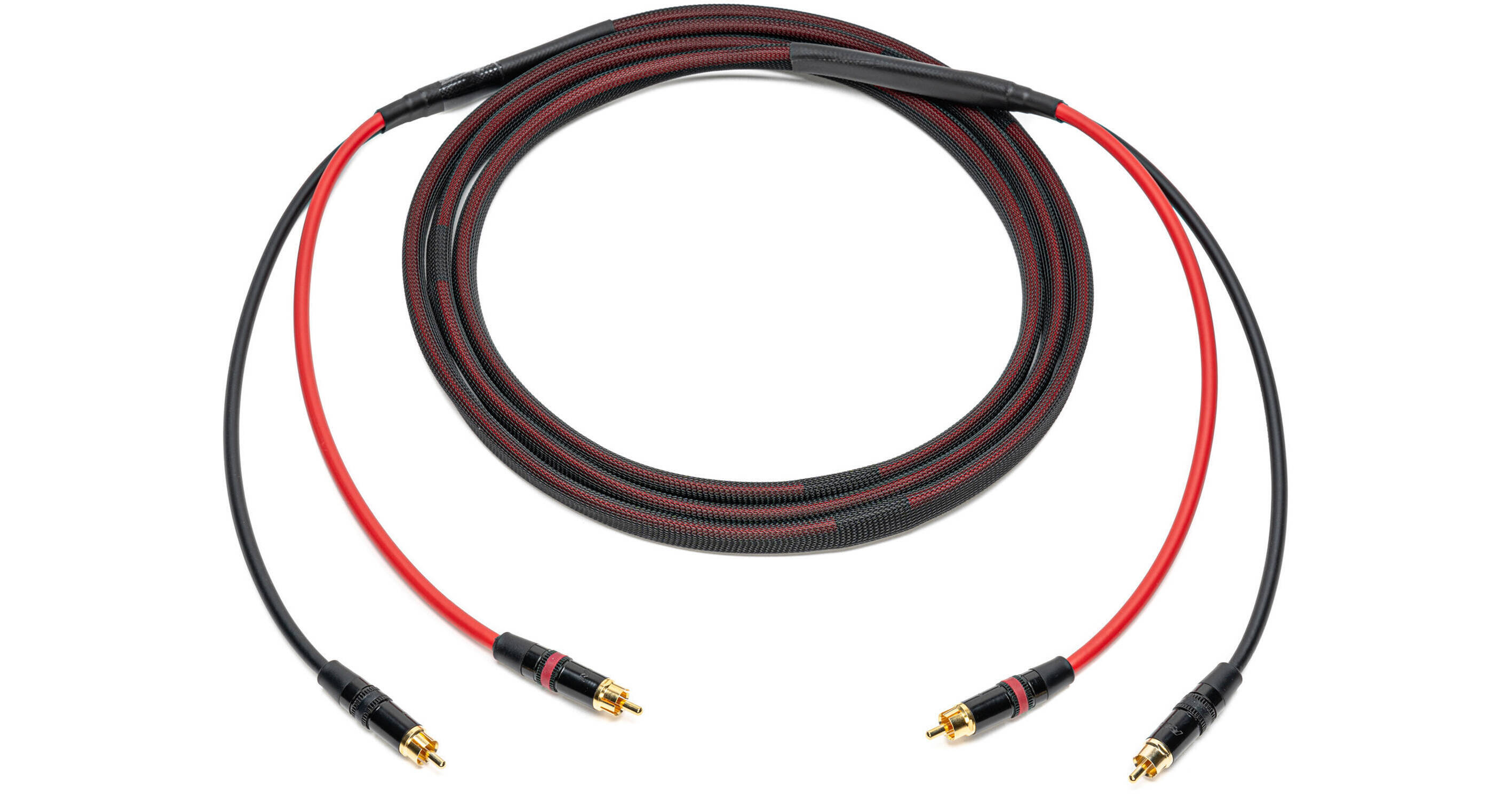 Sescom Male Audiophile Audio Cables 2 RCA Male to 2 RCA 2MRC-R10
