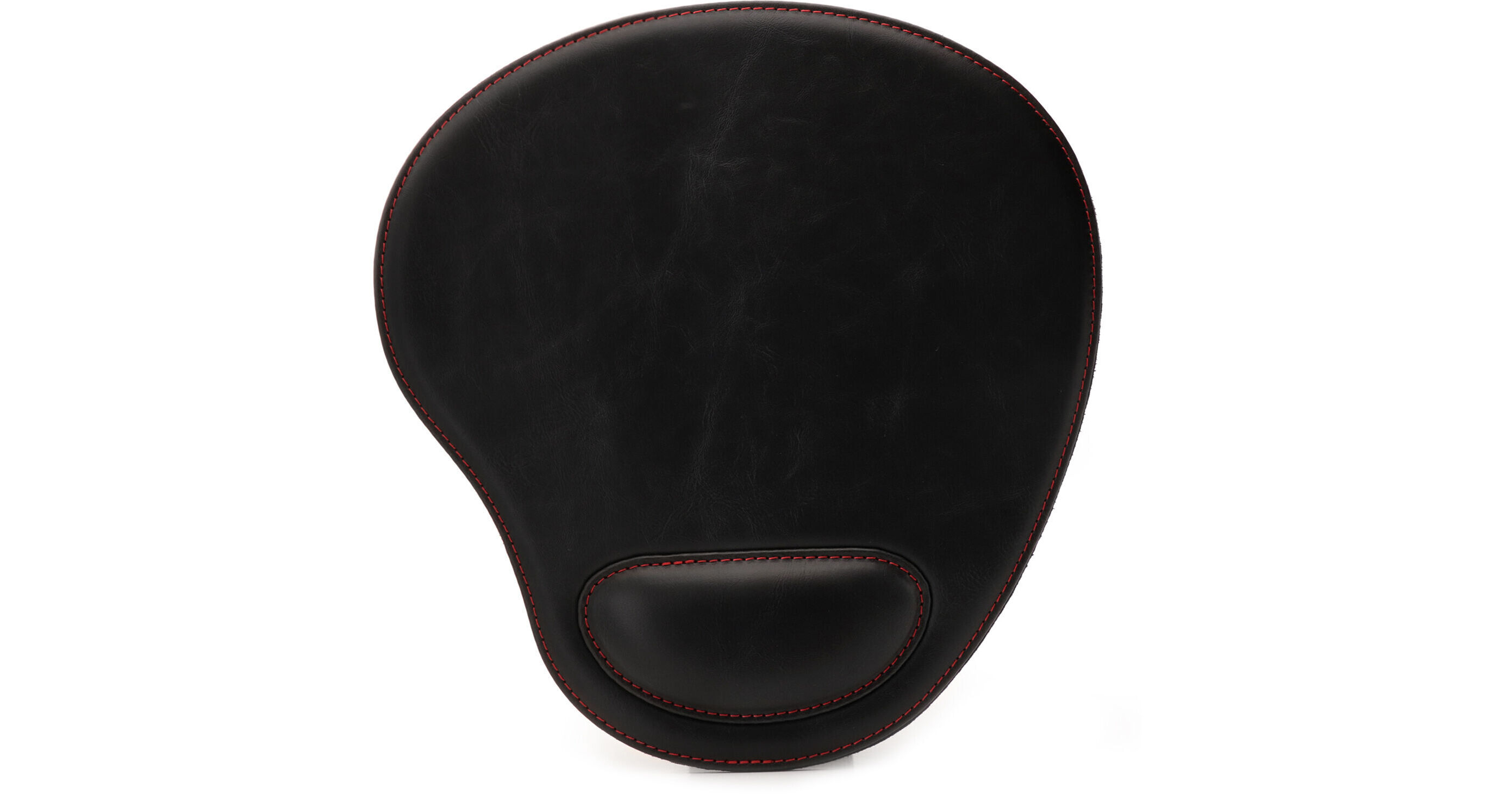 Londo Leather Oval Mouse Pad with Wrist Rest (Black) OTTO218 B&H