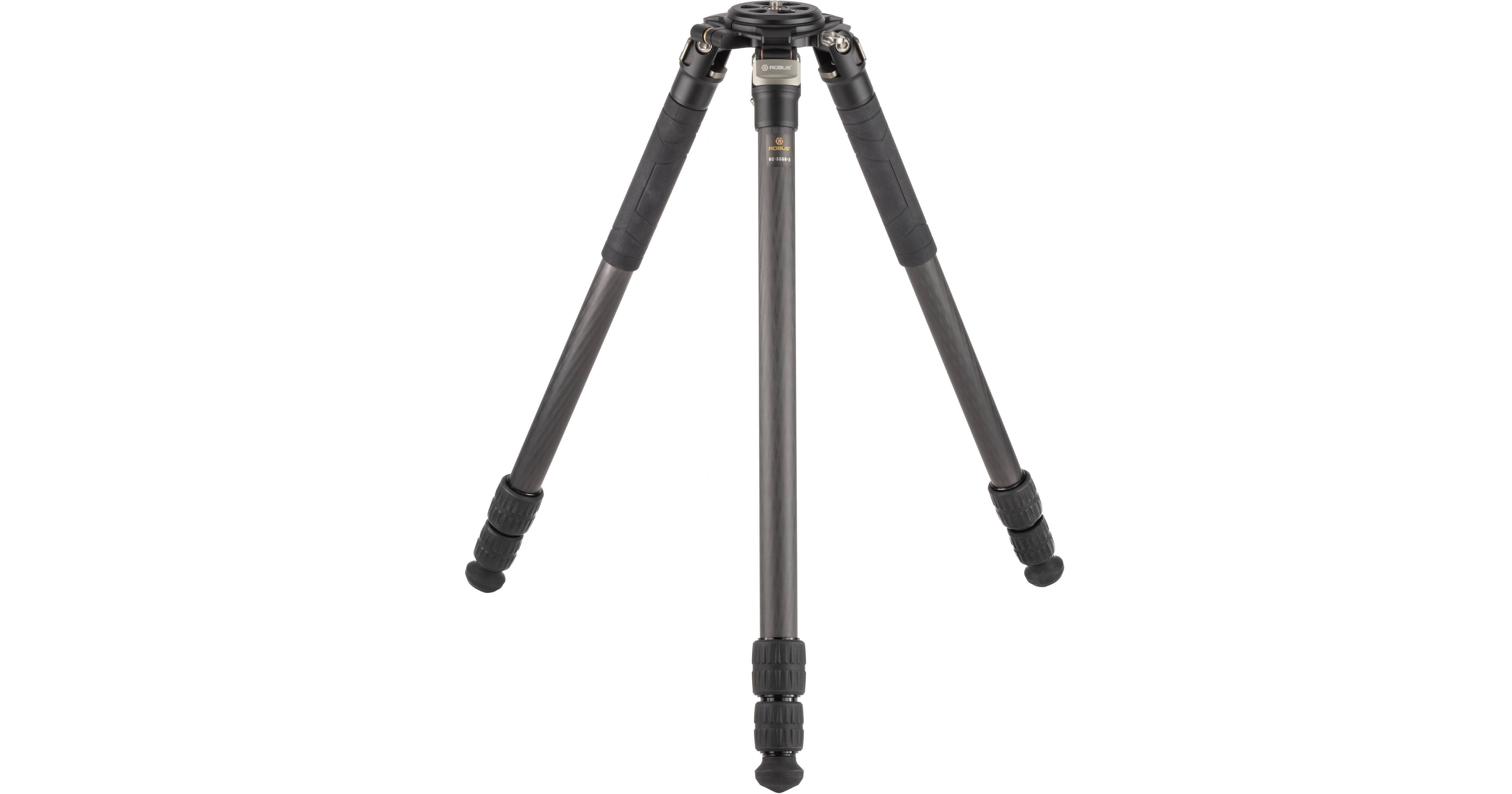 Robus RC-5558-3 Vantage Series 3 Carbon Fiber Tripod RC-5558-3