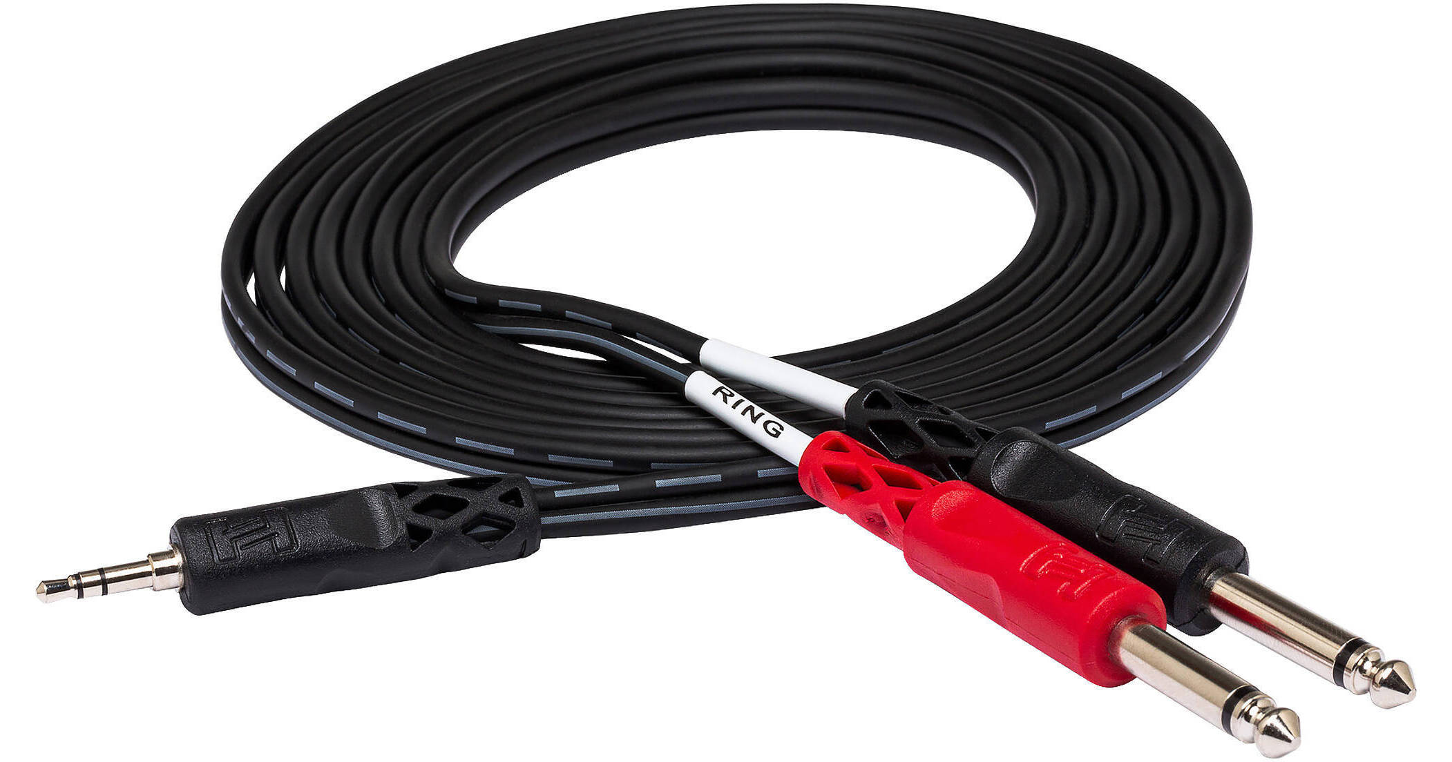 Hosa Technology Stereo Mini Male to 2 Mono 1/4" Male CMP-159 B&H