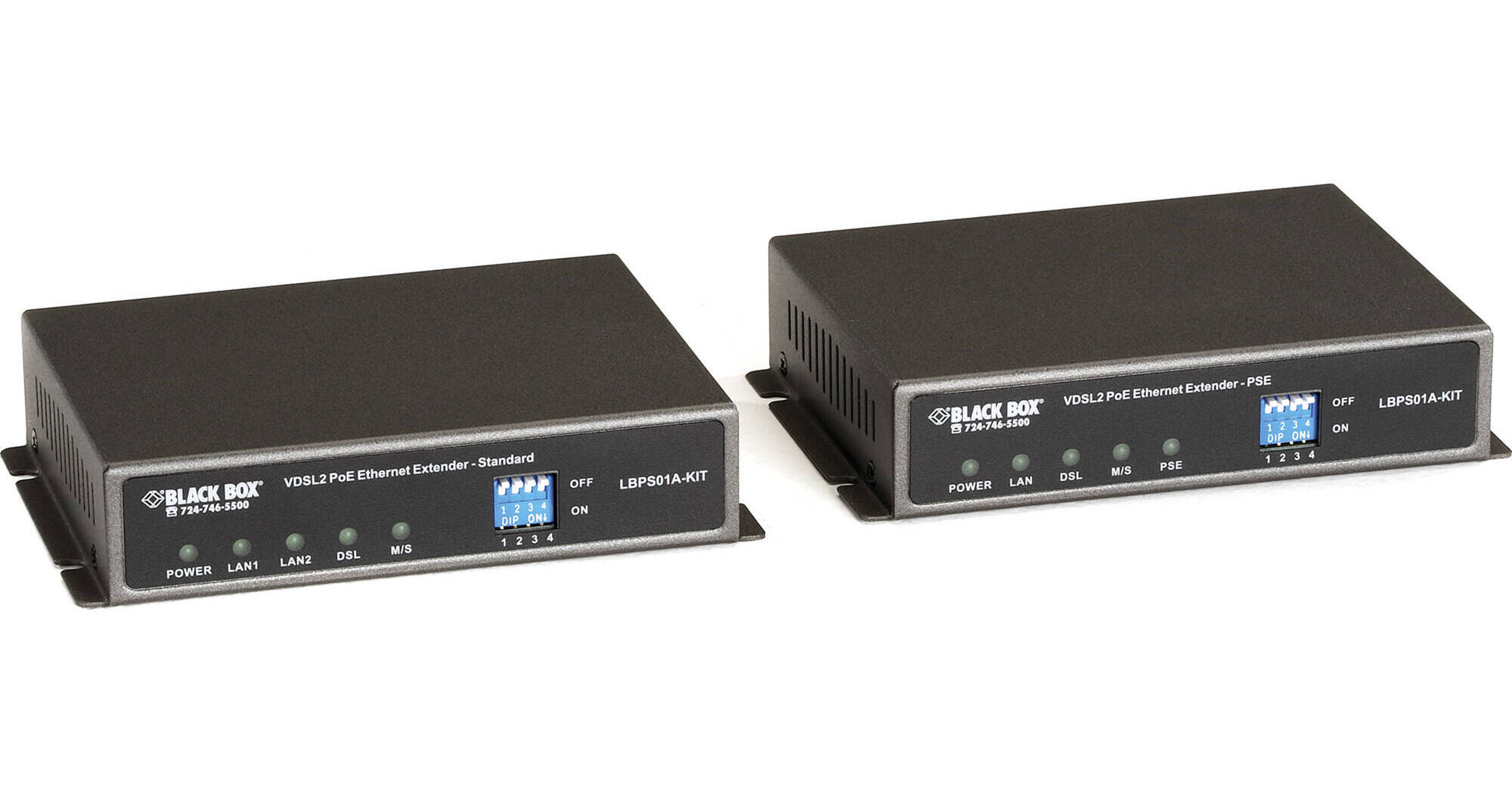 Black Box PoE Ethernet Extender Kit LBPS01A-KIT B&H Photo Video