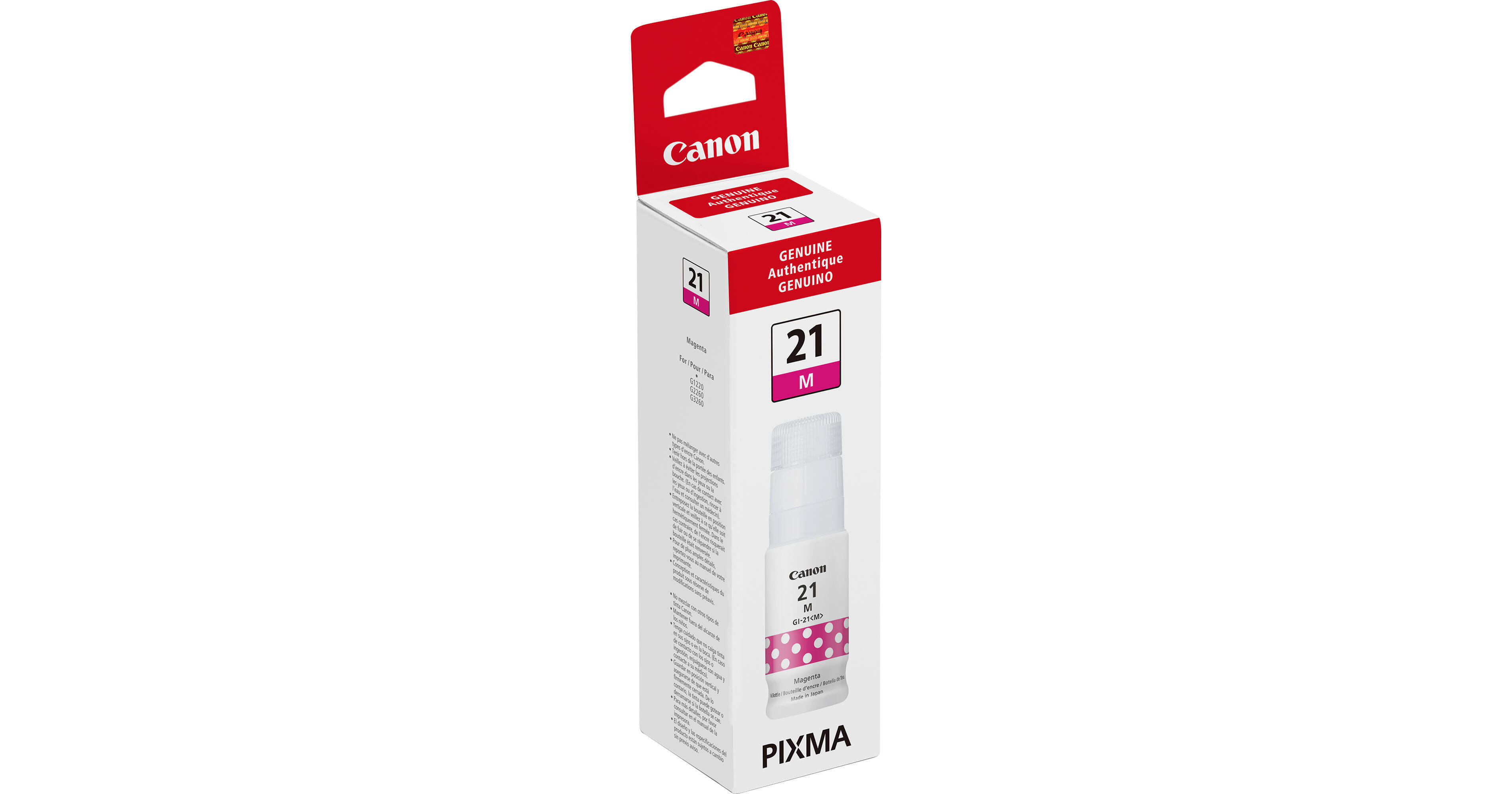 Canon GI-21 Magenta Ink Bottle (70mL) 4538C001 B&H Photo Video