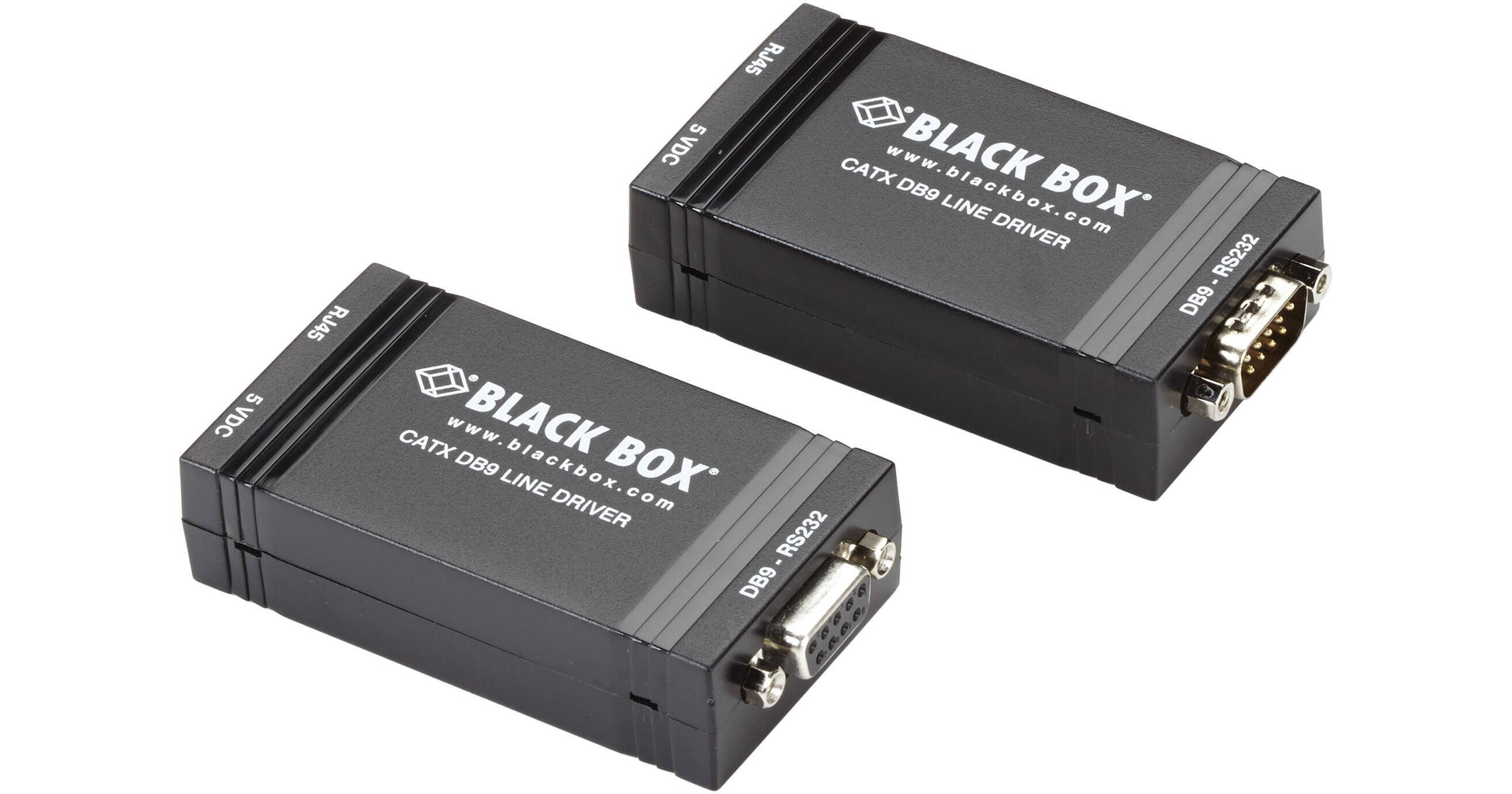 Black Box Async RS232 Extender over Catx - DB9 ME890A-R2 B&H