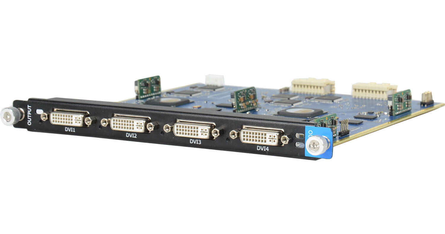 RGBlink Quad DVI Output Module for X3 and X7 Video 190-0003-21-0