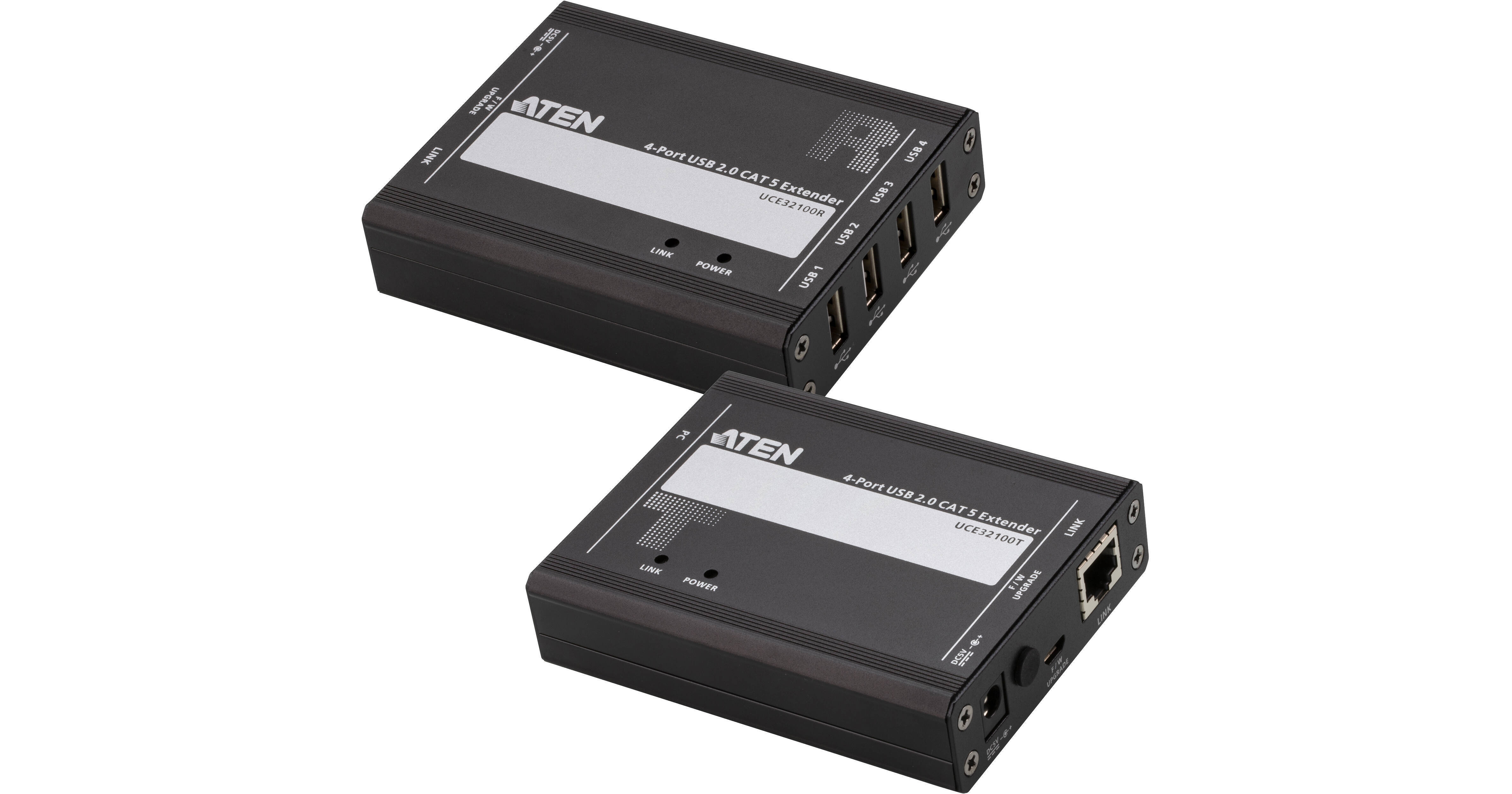 ATEN 4-Port USB 2.0 Cat 5 Extender (328') UCE32100 B&H Photo