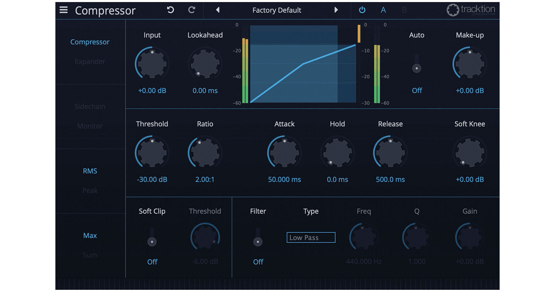 tracktion Compressor Plug-In from DAW DAW ESSENTIALS