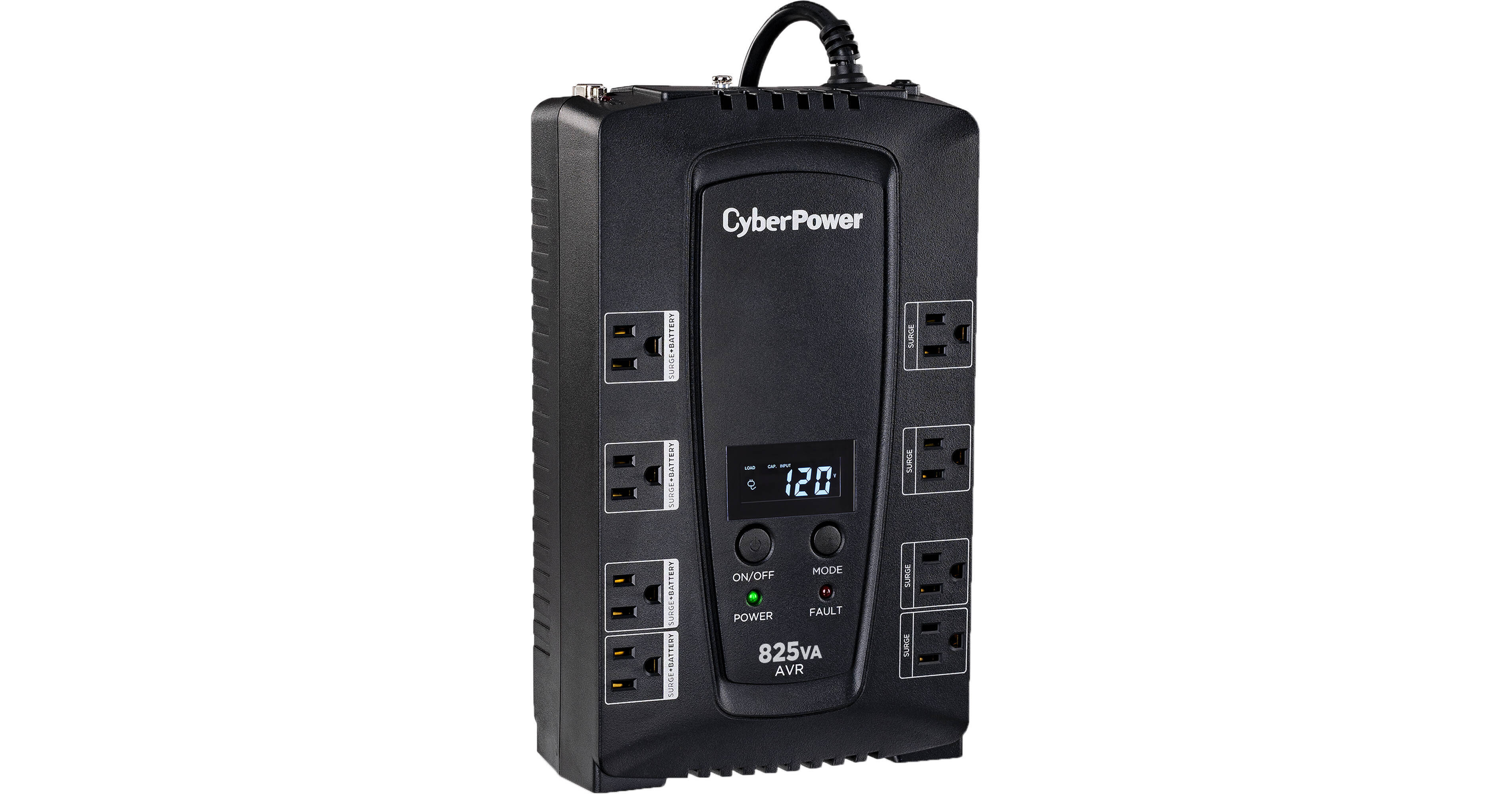 CyberPower CP825AVRLCD Intelligent LCD UPS (825VA) CP825AVRLCD