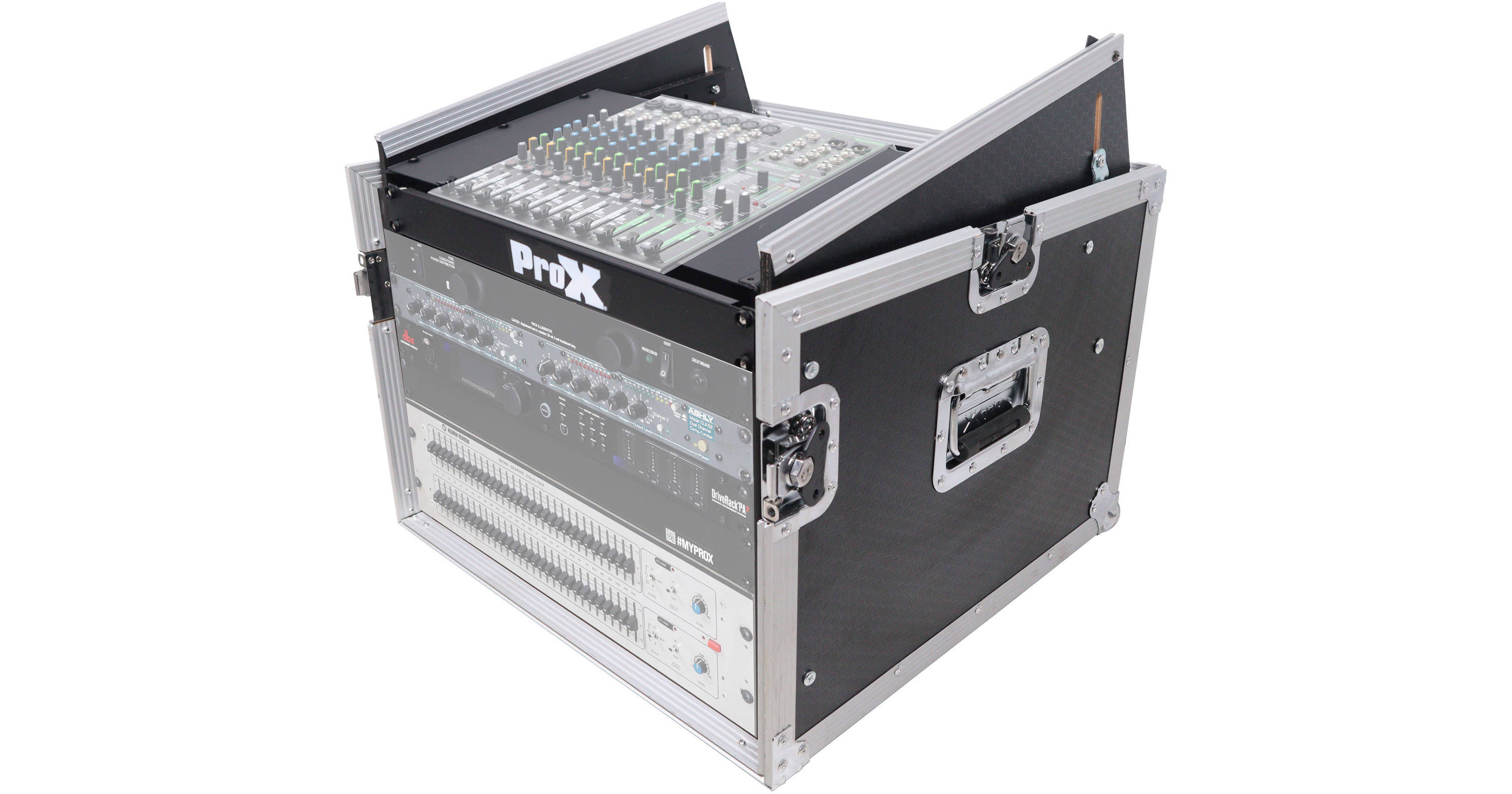 ProX 8U Rack x 10U Top Mixer DJ Combo Flight Case T-8MRSS B&H