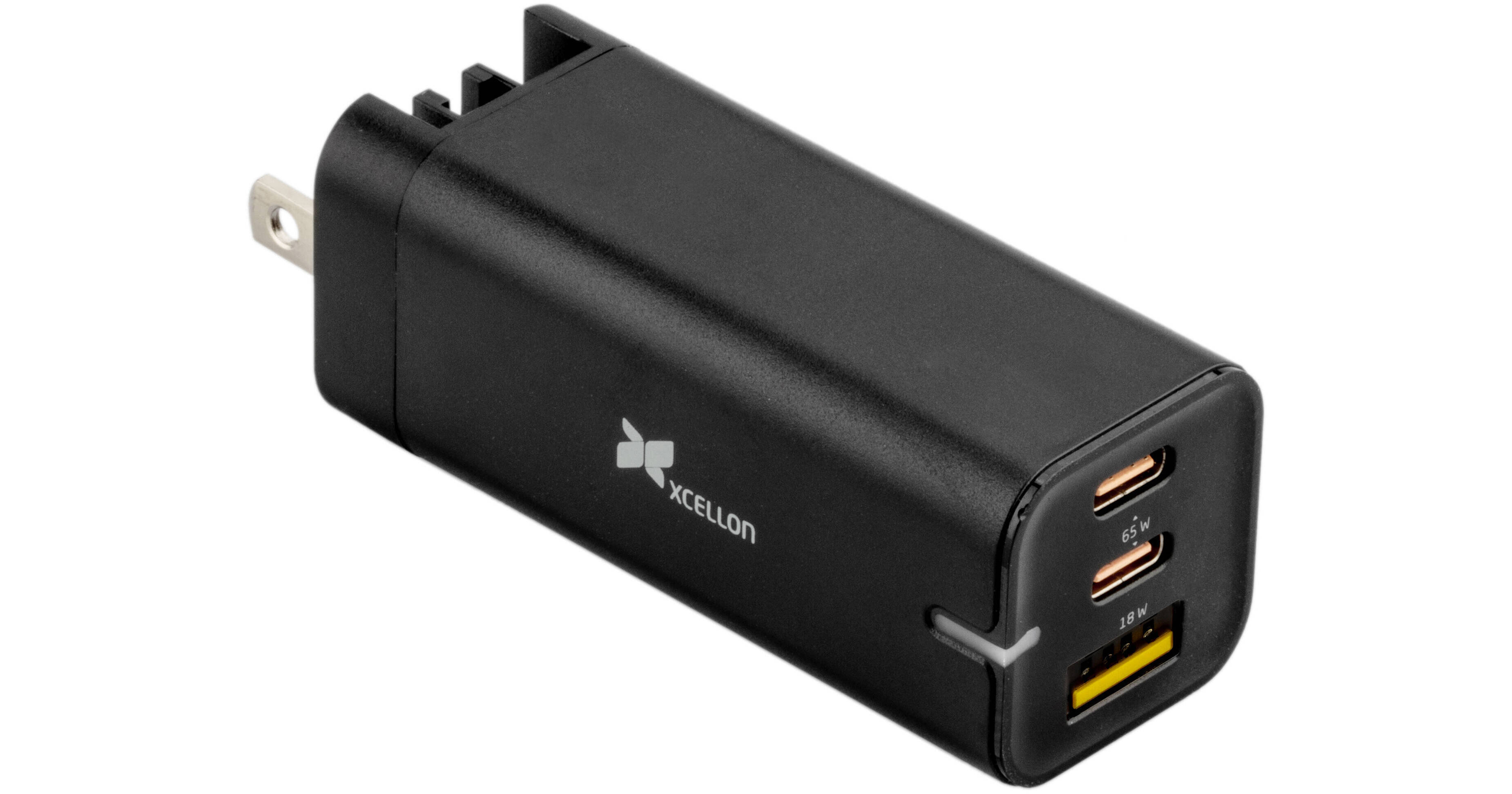 Xcellon Mighty Mini 365 3-Port 65W GaN USB Charger PDG-365B B&H