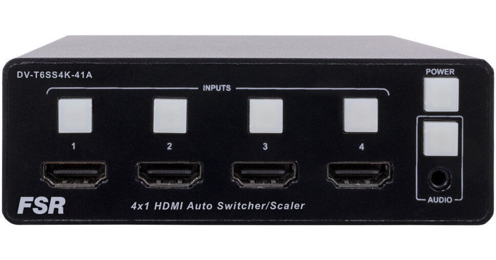FSR 4x1 Multi-Format Presentation Scaling Switcher DV-T6SS4K-41A