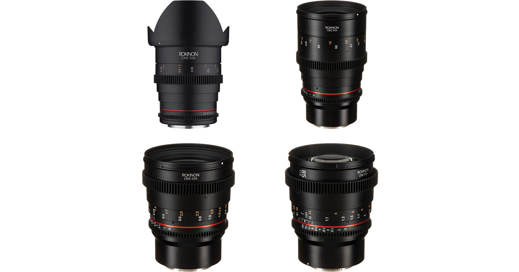 Rokinon 24, 35, 50 & 85mm T1.5 High-Speed Cine DSX Sony E Mount