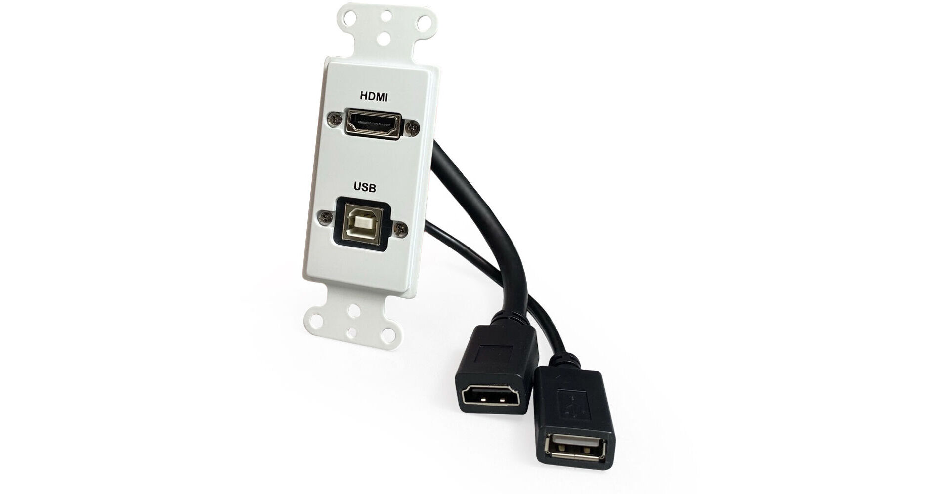 Comprehensive HDMI and USB-B 2.0 Pass Thru Single WPD-HUB1-AW