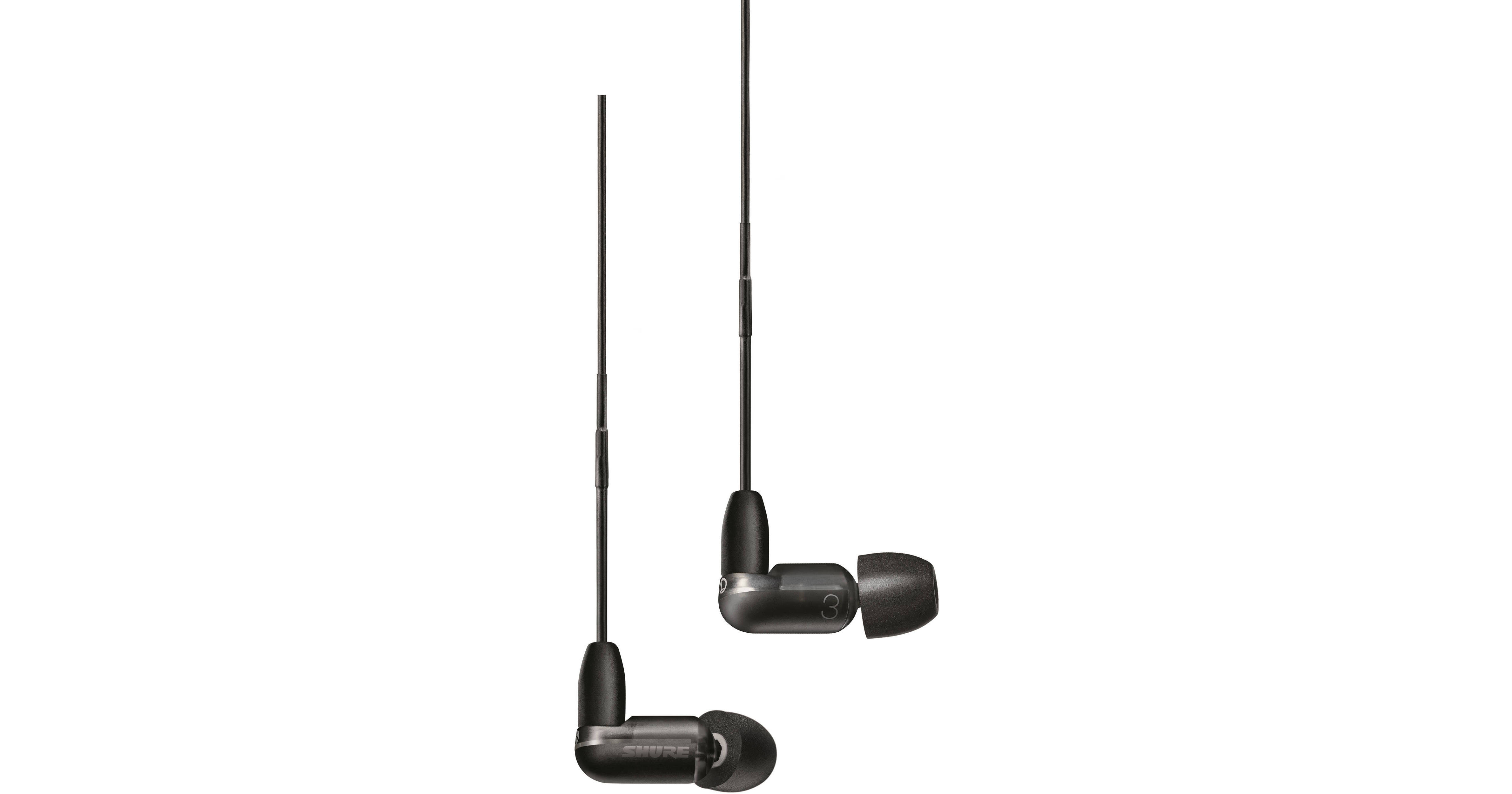 Shure AONIC 3 Wired Sound-Isolating Earphones (Black)