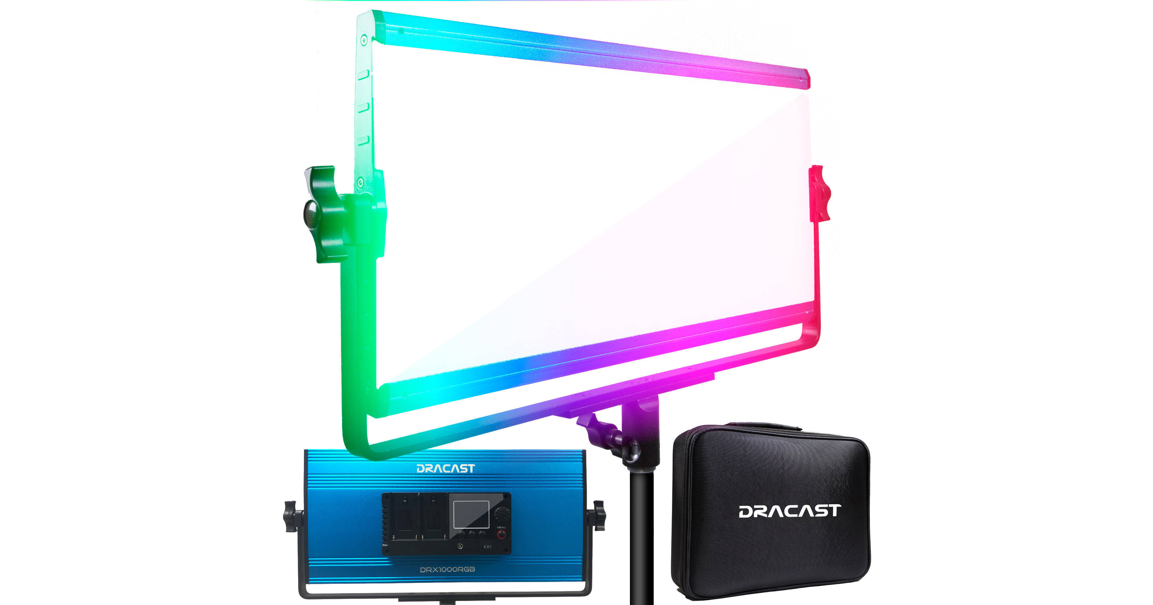 Dracast X Series LED1000 RGB LED Light Panel DRX1000RGB B&H