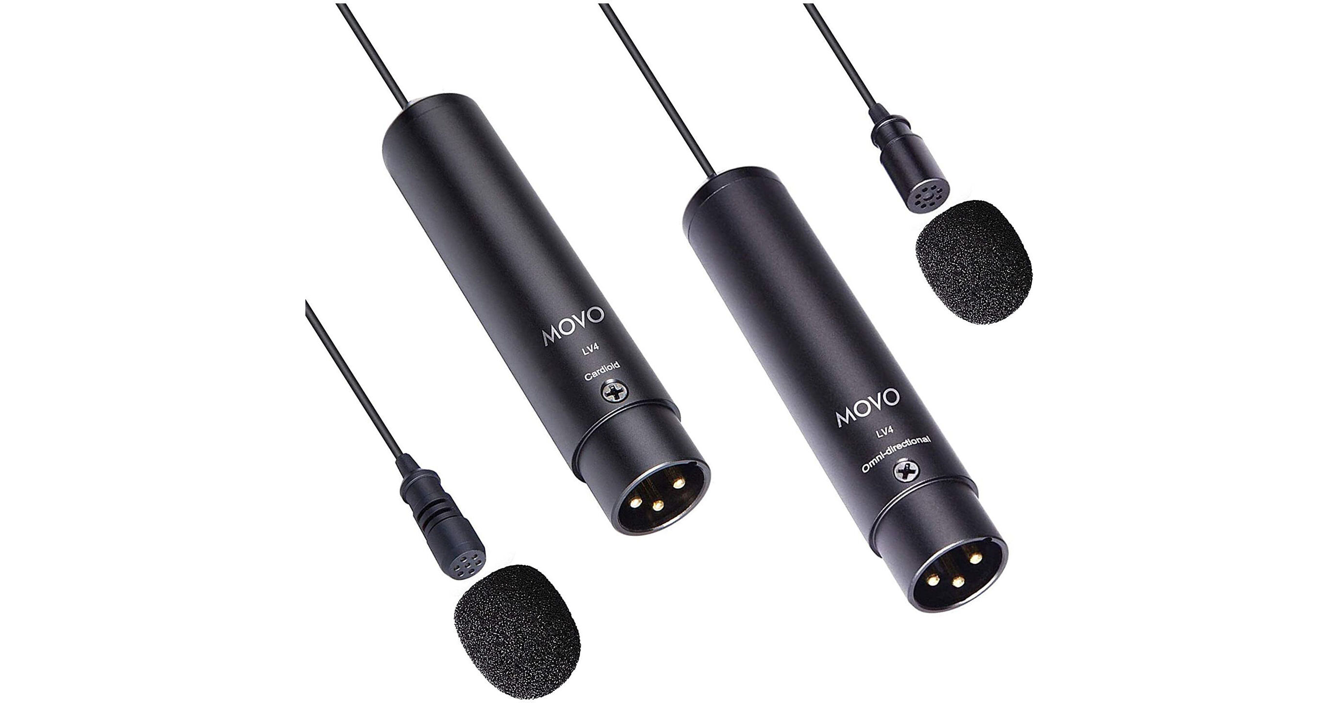 Movo Photo LV4 Cardioid and Omnidirectional Lavalier LV4 B&H