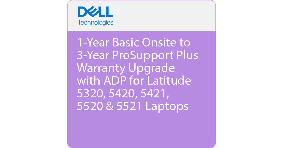 Dell 1-Year Basic Onsite to 3-Year ProSupport Plus 808-3129 B&H