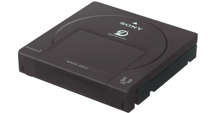 Sony 3.3TB Write-Once Optical Disc Cartridge ODC3300R/2 B&H