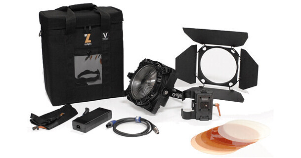 Zylight F8-200 Bi-Color Fresnel Single Head ENG Kit 1005126 B&H