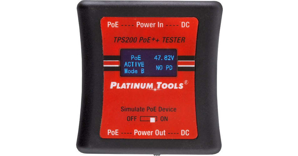 Platinum Tools TPS200C PoE++ Tester TPS200C B&H Photo Video