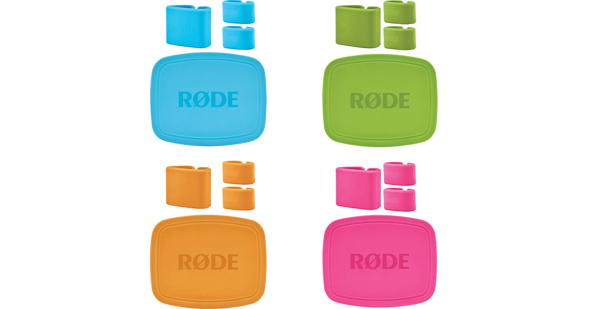 RODE COLORS Color-Coded Caps and Cable Clips for NT-USB COLORS1