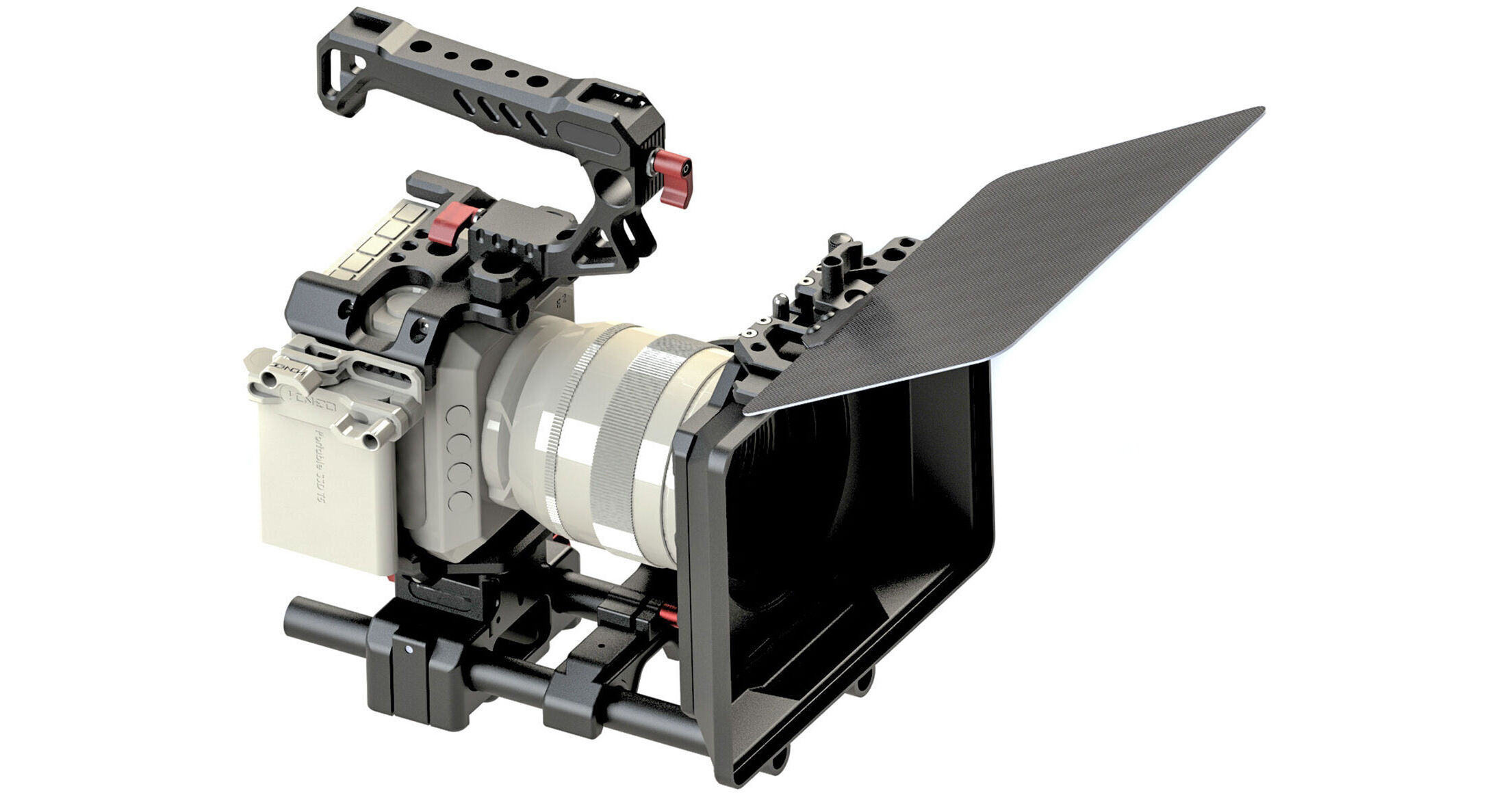 CAME-TV Camera Cage Kit with Follow Focus & Matte Box
